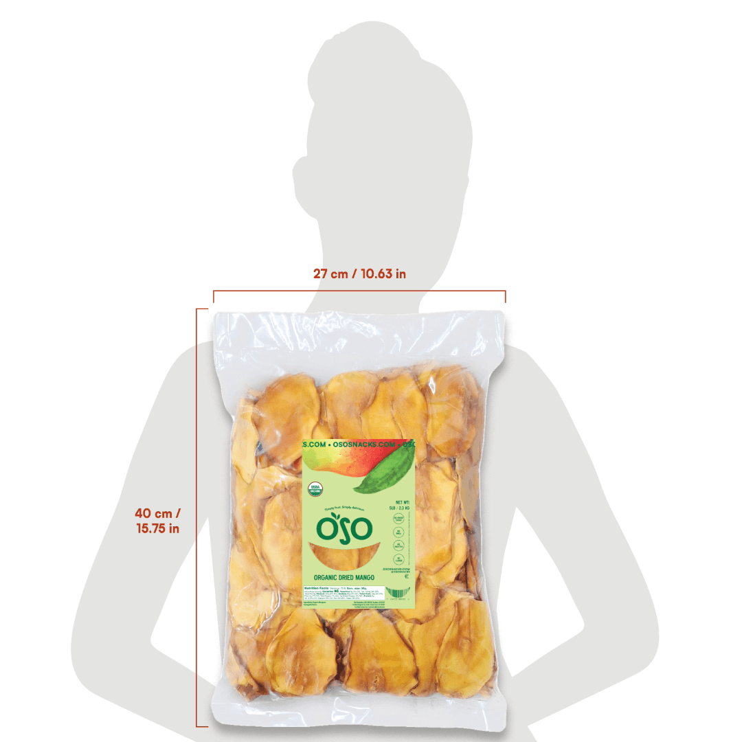 Organic Dried Mango Slices - 5lb Bulk Bag – Oso Snacks – Delicious and ...